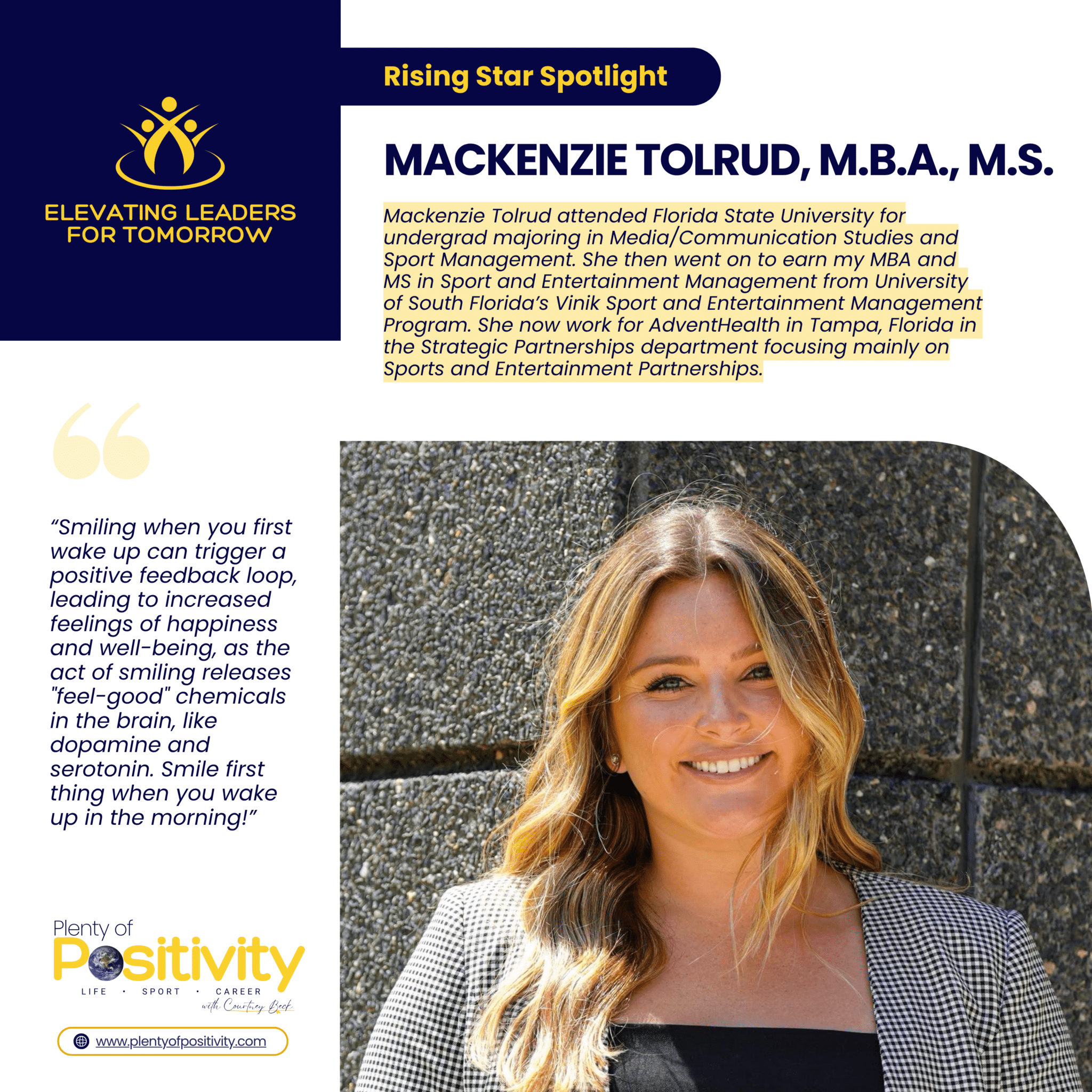 Rising Star Series - Plenty of Positivity